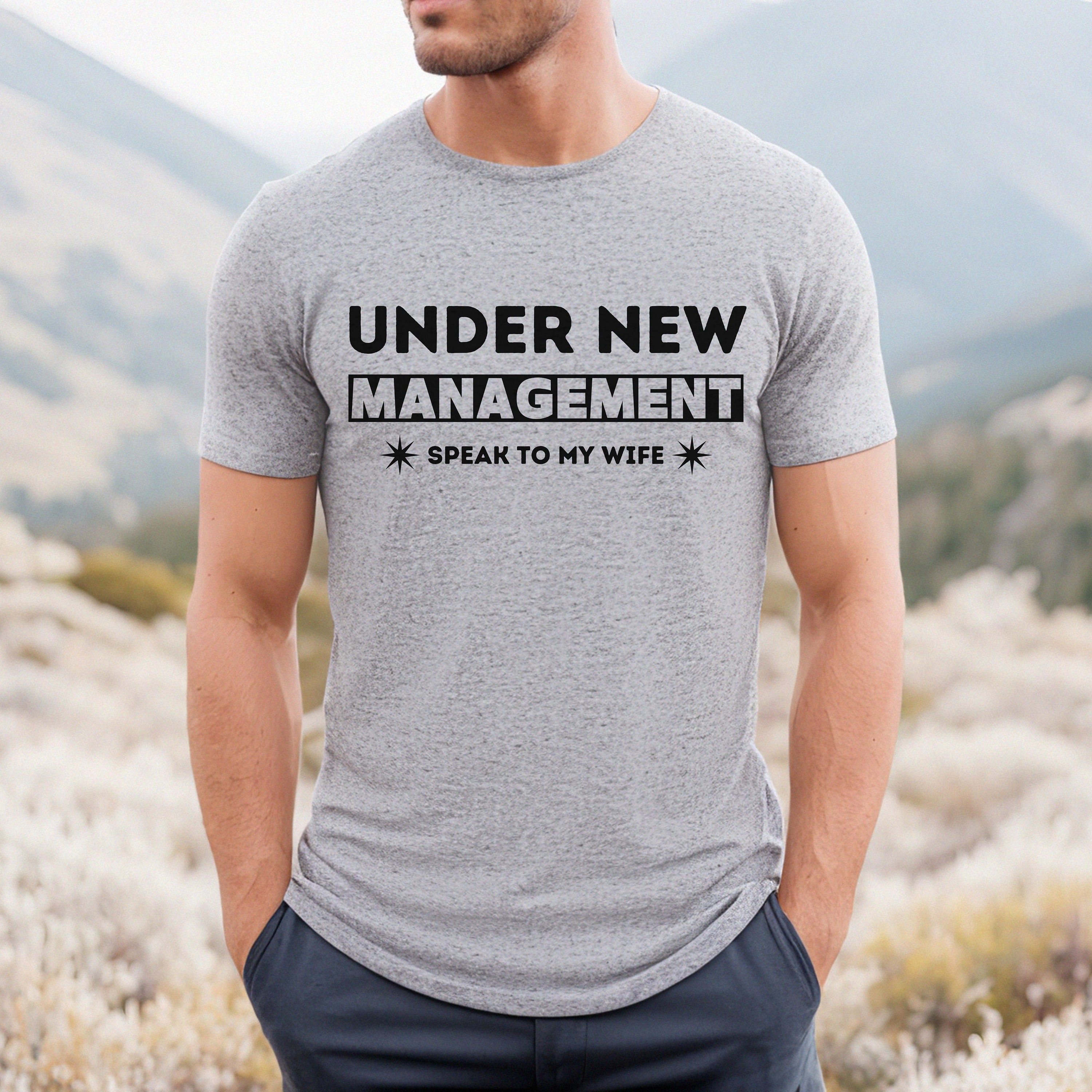 Under New Management Shirt, Future Husband T-shirt, Funny Engagement ...