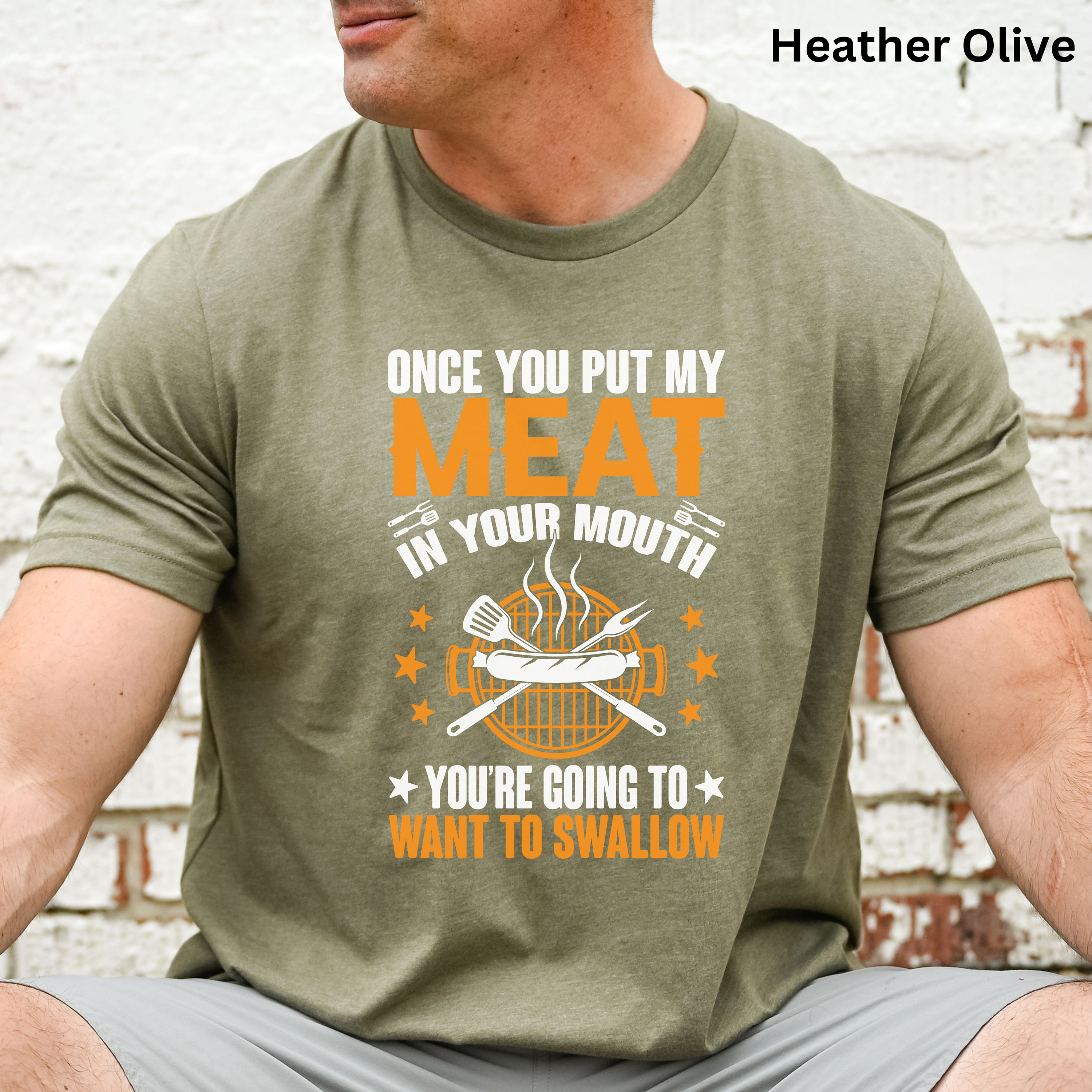 Meat Smoker Gift, BBQ Lover Shirt, Funny Chef Tshirt for Dad, Grilling ...