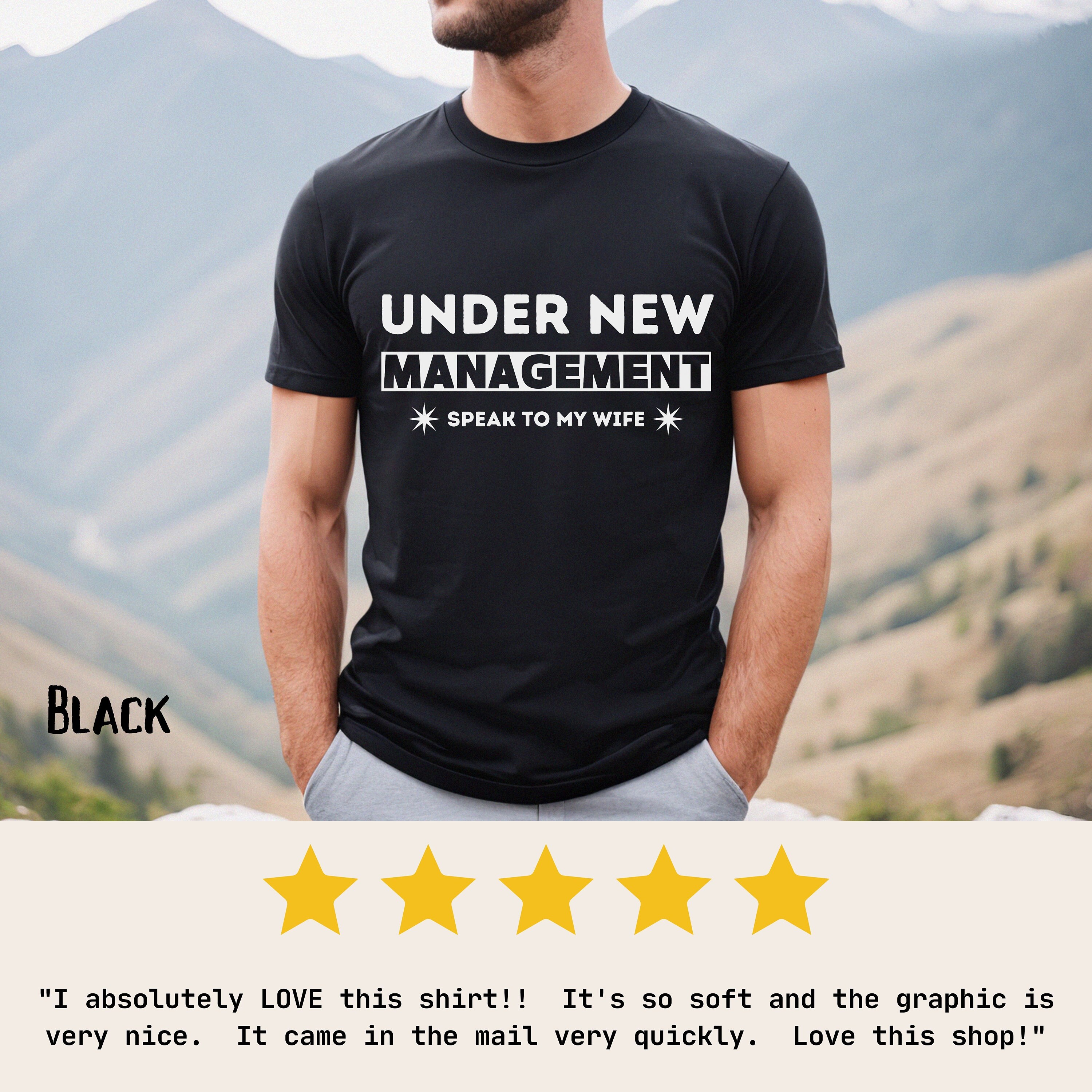 Under New Management Shirt, Future Husband T-shirt, Funny Engagement ...
