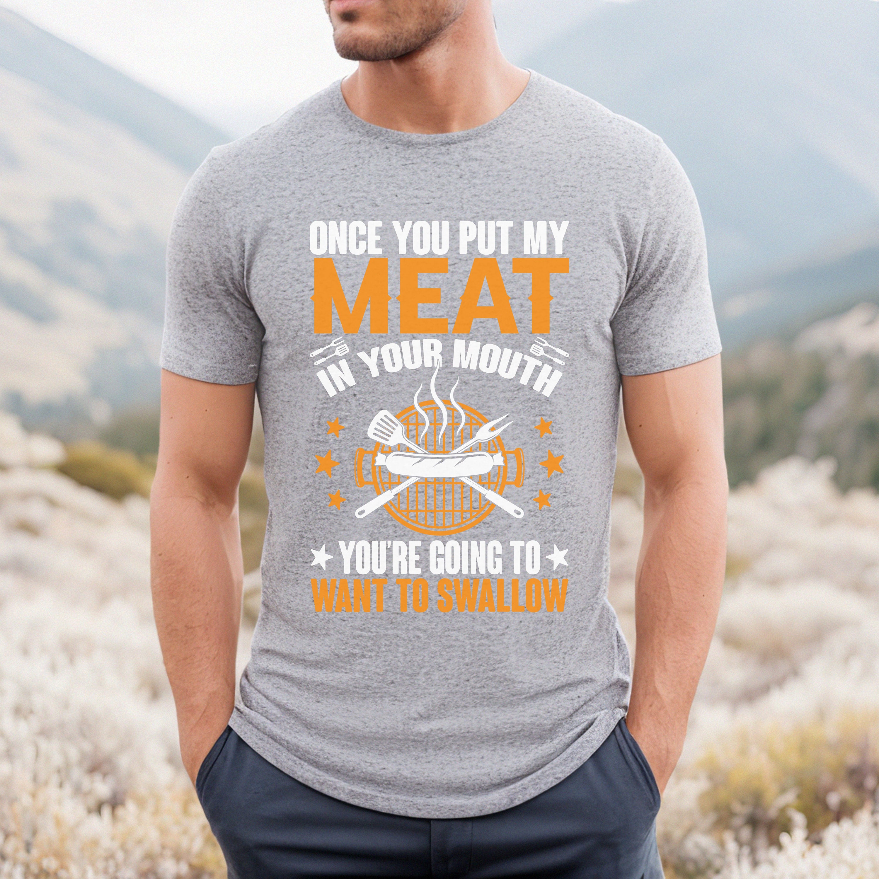 Meat Smoker Gift, BBQ Lover Shirt, Funny Chef Tshirt for Dad, Grilling ...