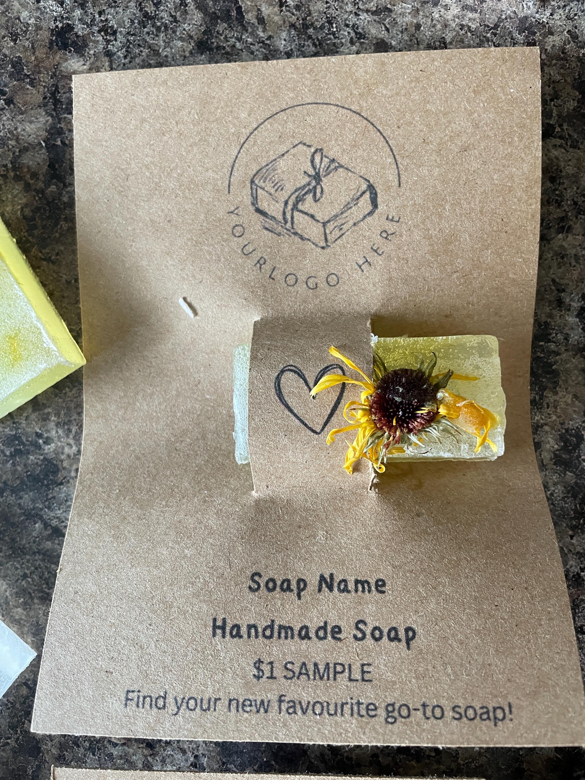 Soap Sample Card Template Canva Files - Etsy Canada