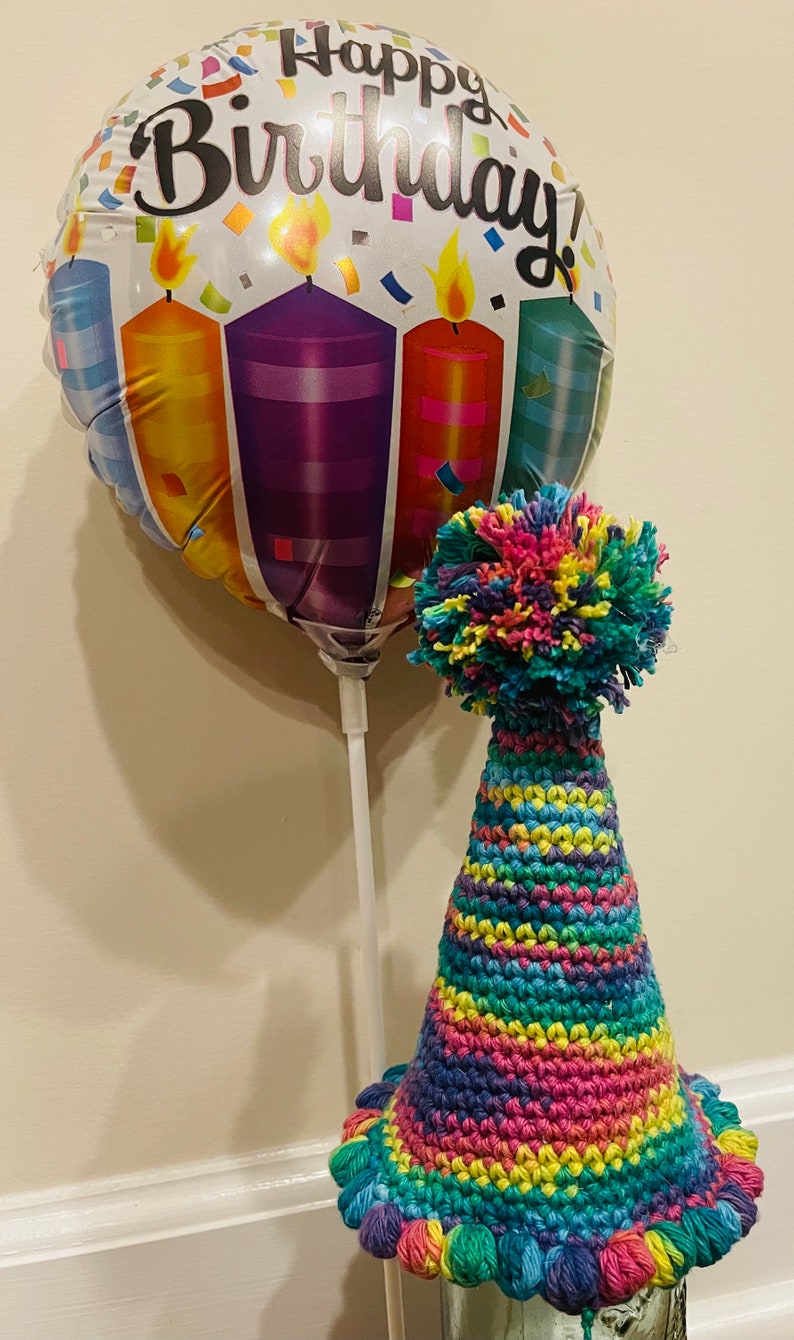 Celebrate! Crochet Party Hat - Etsy