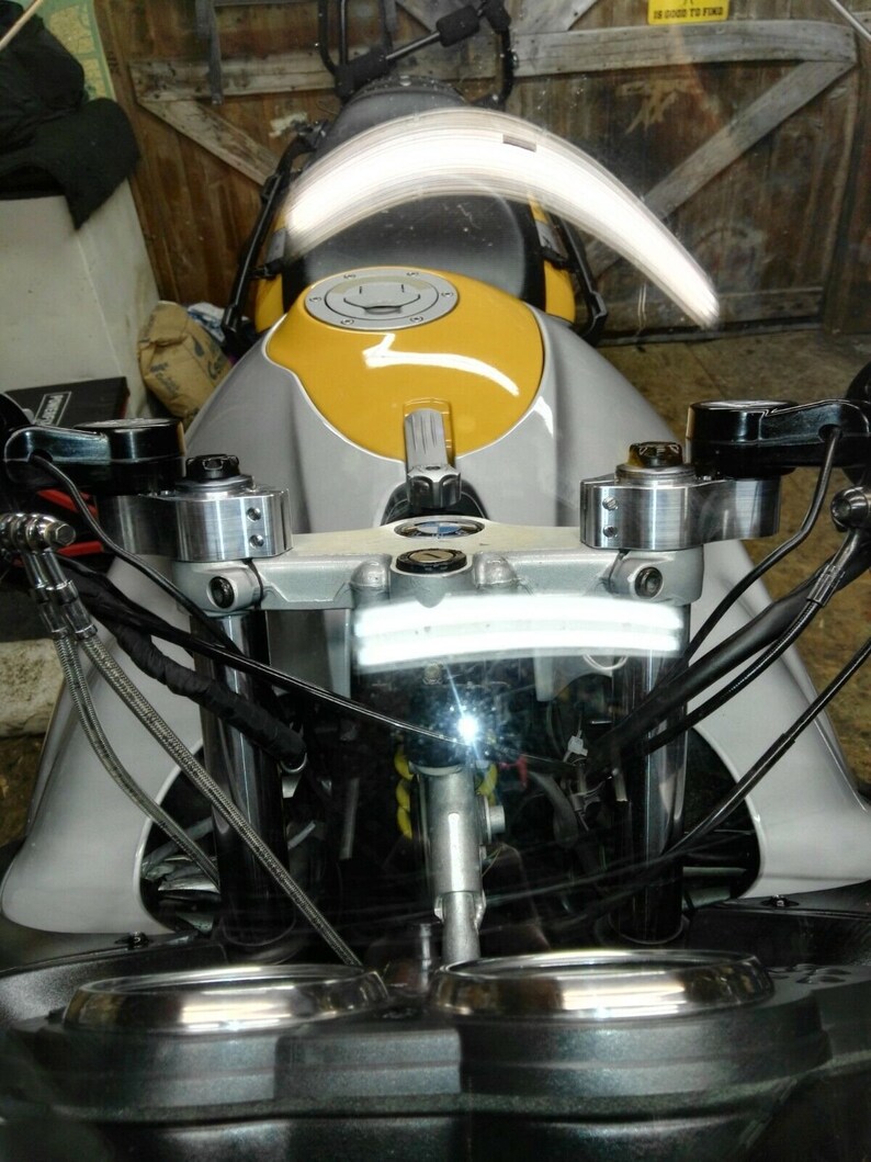 Bmw R1100s Billet Cnc Bar Riser Kit Conversion Bar Backs Manufactured ...