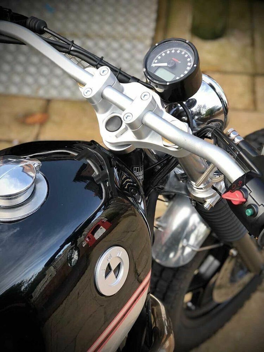 Bmw R80 R100 Cafe Racer Top Yoke Triple Tree Clamp Choose 38.5mm Forks ...