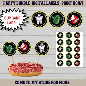 Labels for Ghostbusters Party Pack - Chip Bag - Favor Bag - Juice ...