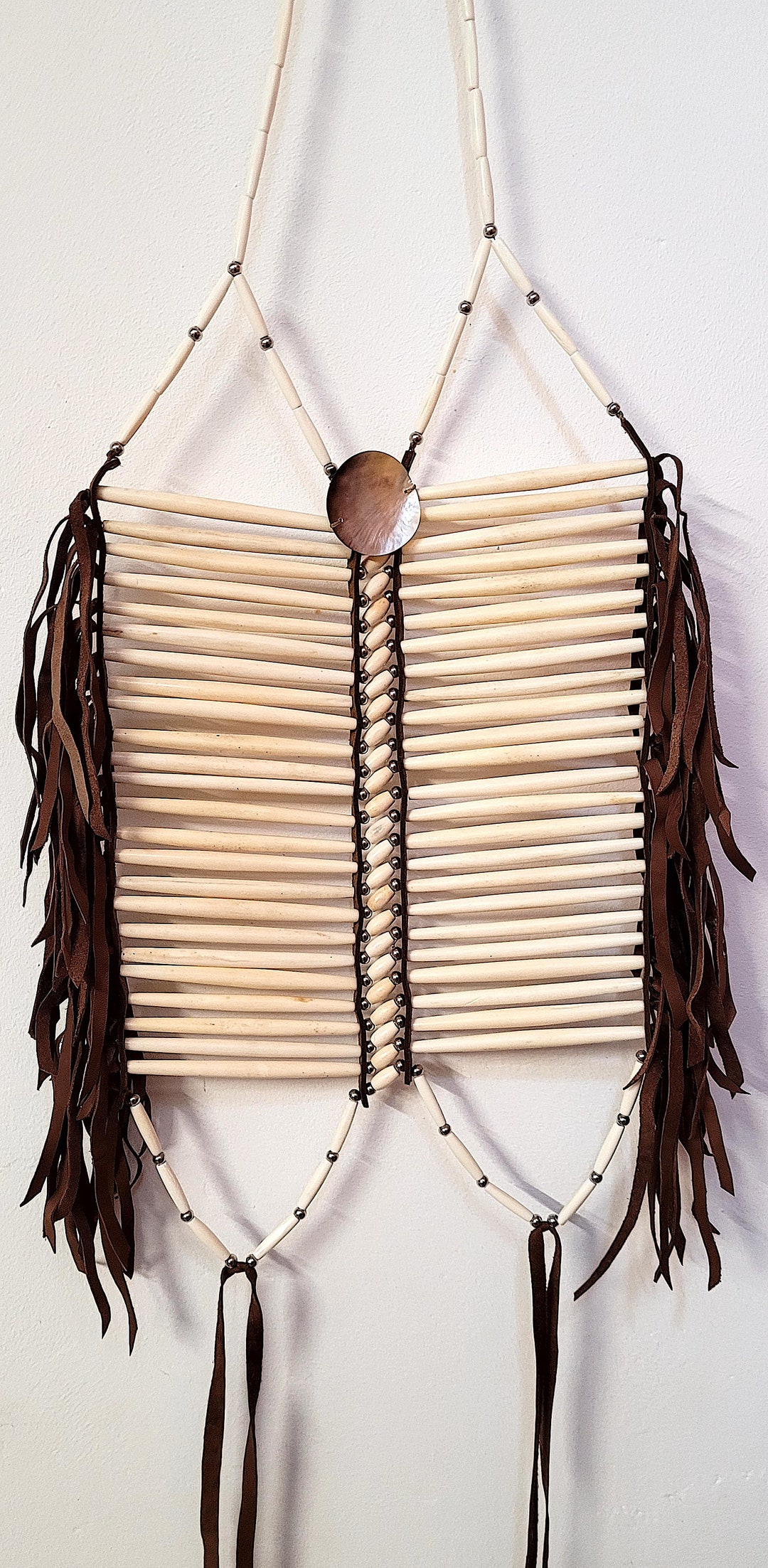 Handmade Native American Bone Breathplate or Breastplate - Etsy