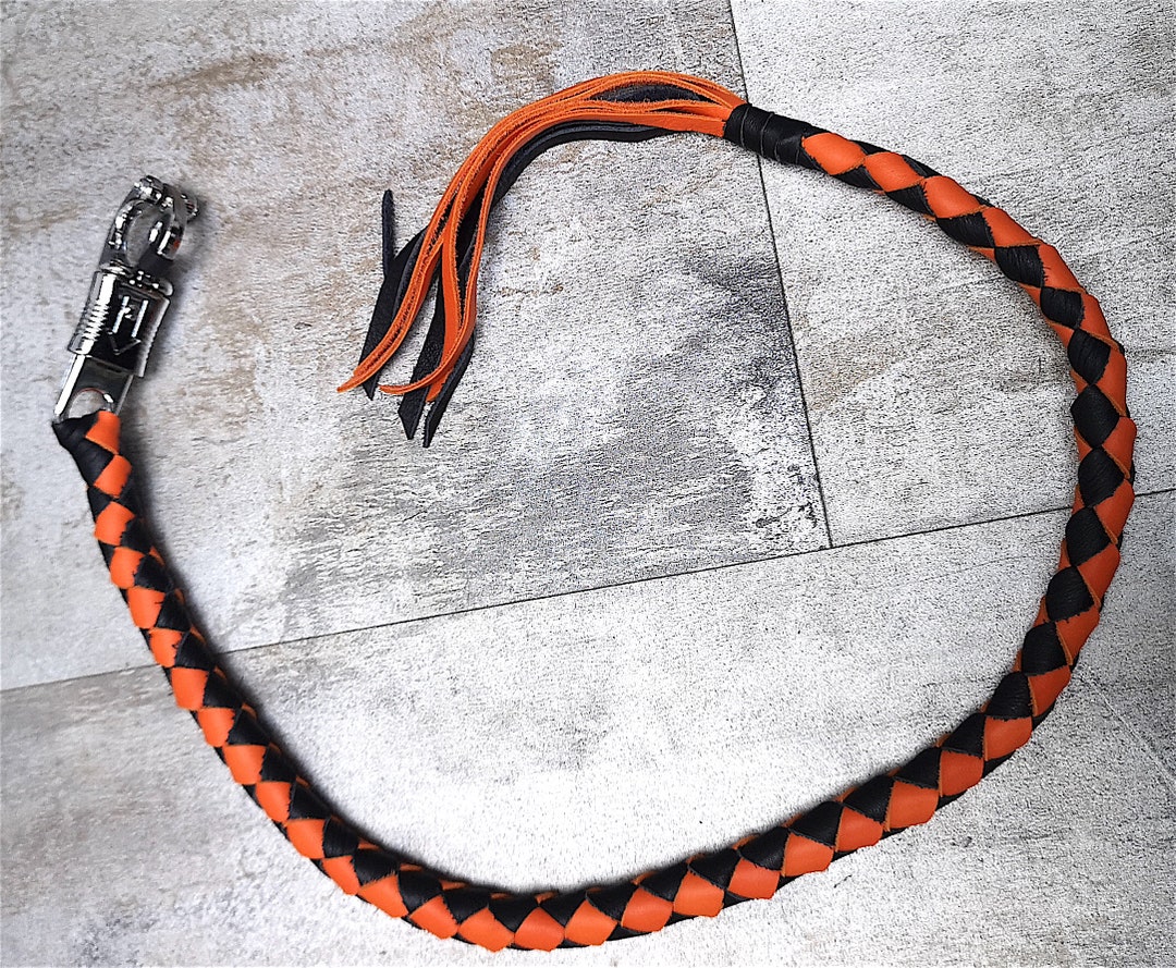 Leather Whips for Motorcycle Handlebars - Etsy