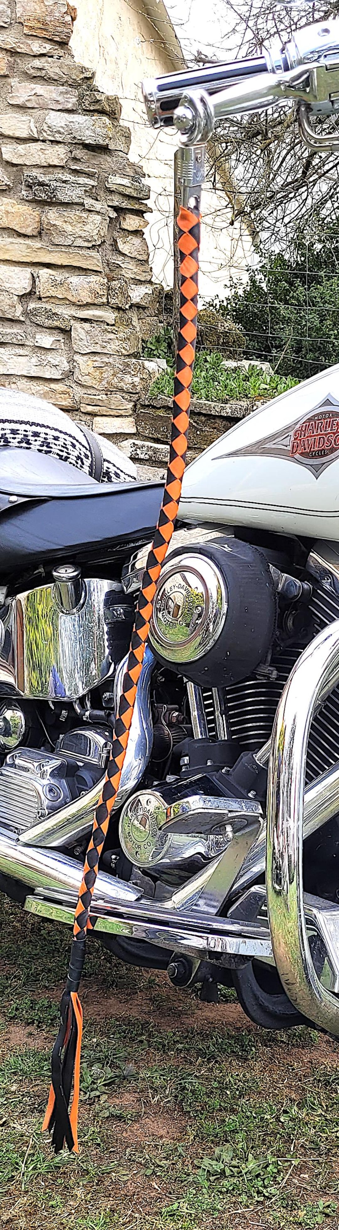 Leather "whips" for Motorcycle Handlebars - Etsy