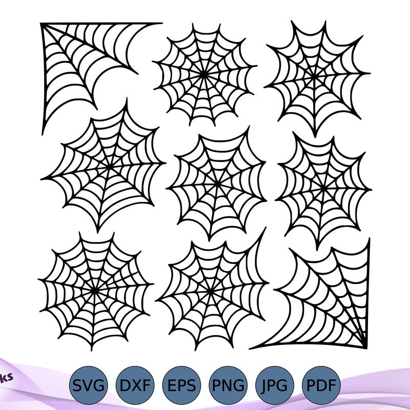 Halloween Clip Art Spider - Etsy