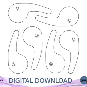 CNC Wasteboard Cam Clamps SVG, Carbide Create File, Hobby CNC Router ...