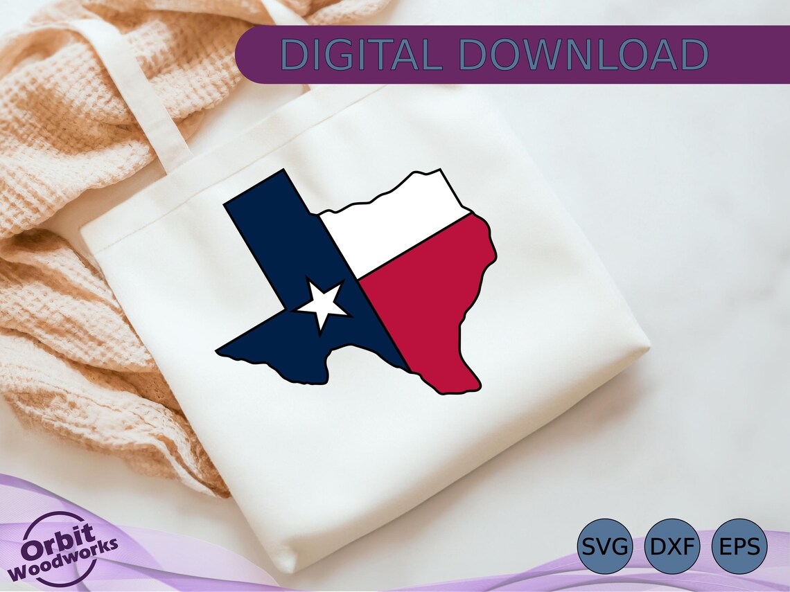 Texas State Outline With Flag SVG, PNG & More, Lone Star State, Clip ...