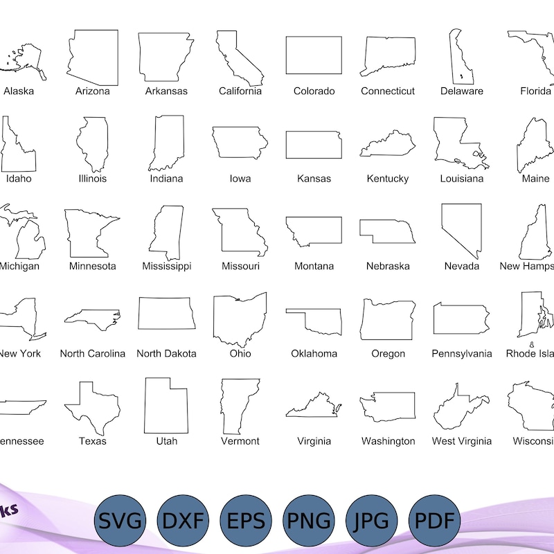 States for Laser Engraving - Etsy UK