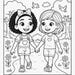 Friendship Coloring Page, Calla and Jovie, Kids Activity (PDF) - Etsy