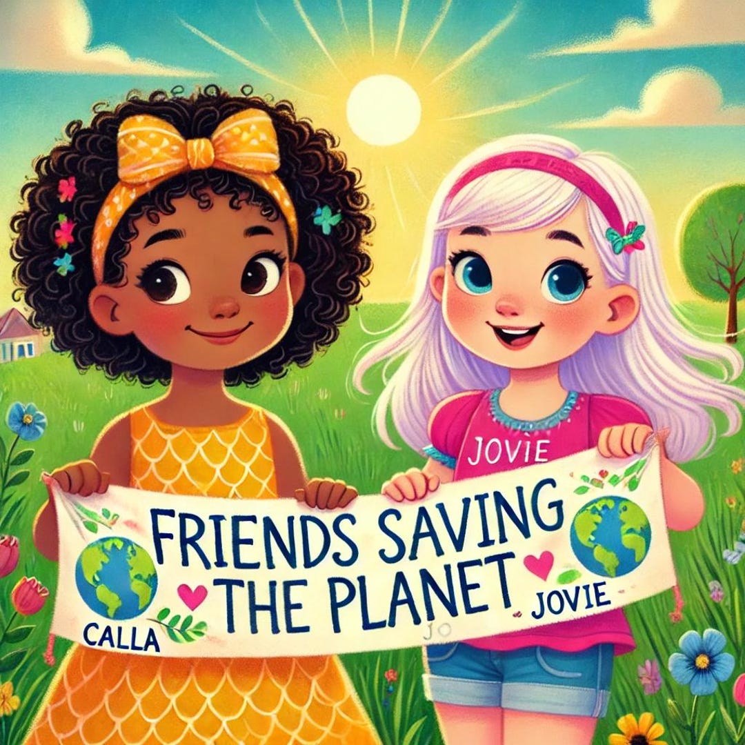 Calla and Jovie Eco-friendly Coloring Book, Printable PDF for Kids ...