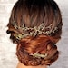 Branch Bridal Headpiece. Gold Bird on Twigs Hair Comb Perfect for an ...