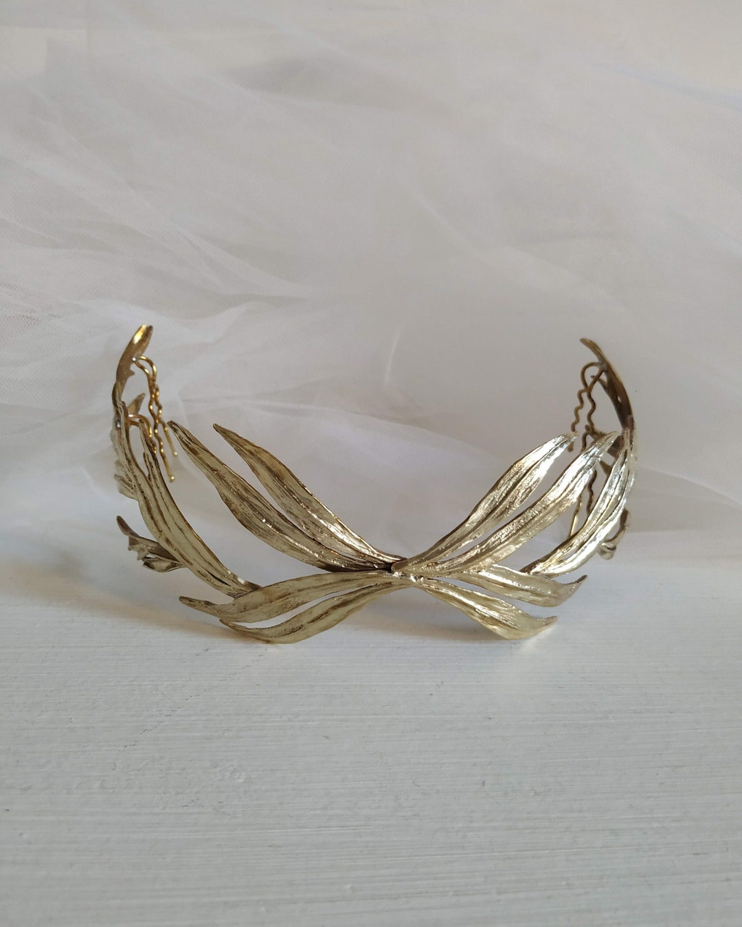 Athena Bridal Crown With Romantic Greek Goddess Style Perfect as a ...