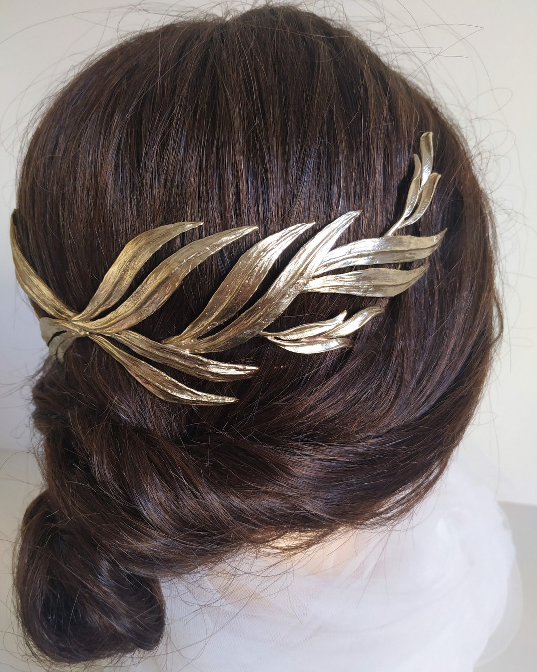 Botanical Bridal Crown With Greek Goddess Style Perfect as a Tiara or ...