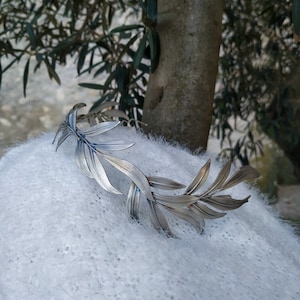 Olive Leaf Bridal Crown With Greek Goddess Style Perfect as a Tiara or ...