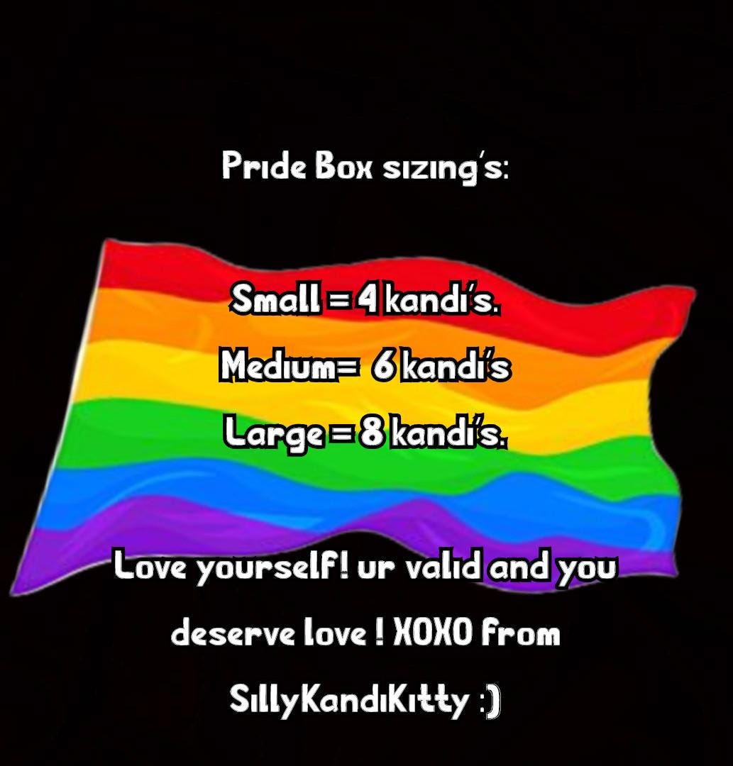 Ur Own Customizeable Pride Flag Kandi Box - Etsy Australia