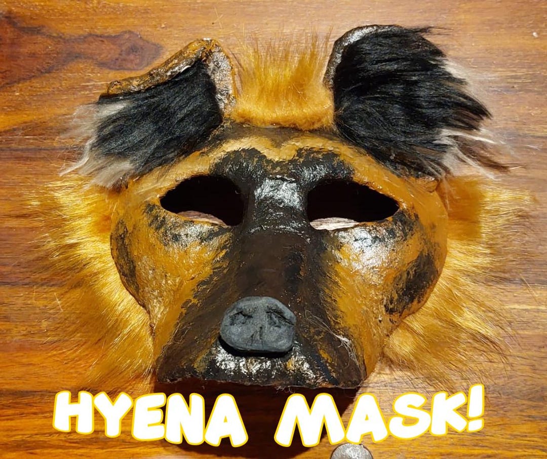 Hyena Mask! Read the Description!!!! :) - Etsy