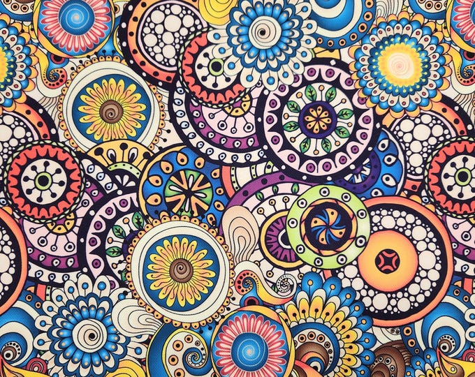 Abstract Drawing Fabric Design Graphic Doodle by Balabolka Artistic Art ...