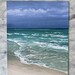 PRINT Emerald Views Ii, Seascape Art Print, UNFRAMED PRINT of Original Gouache Painting, Giclée ...