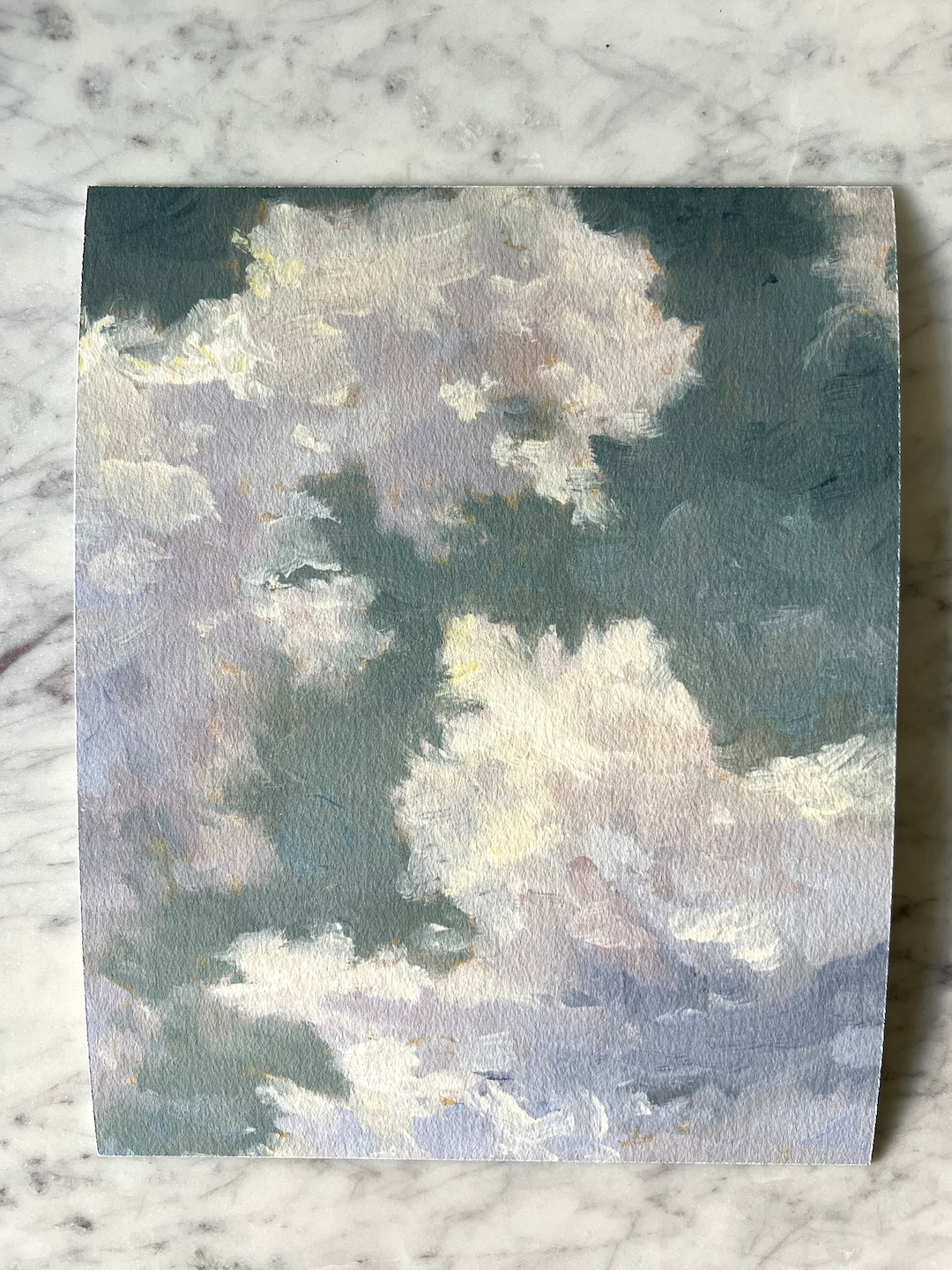 PRINT Clouds Ii, Cloud Art Print, UNFRAMED PRINT of Original Oil ...