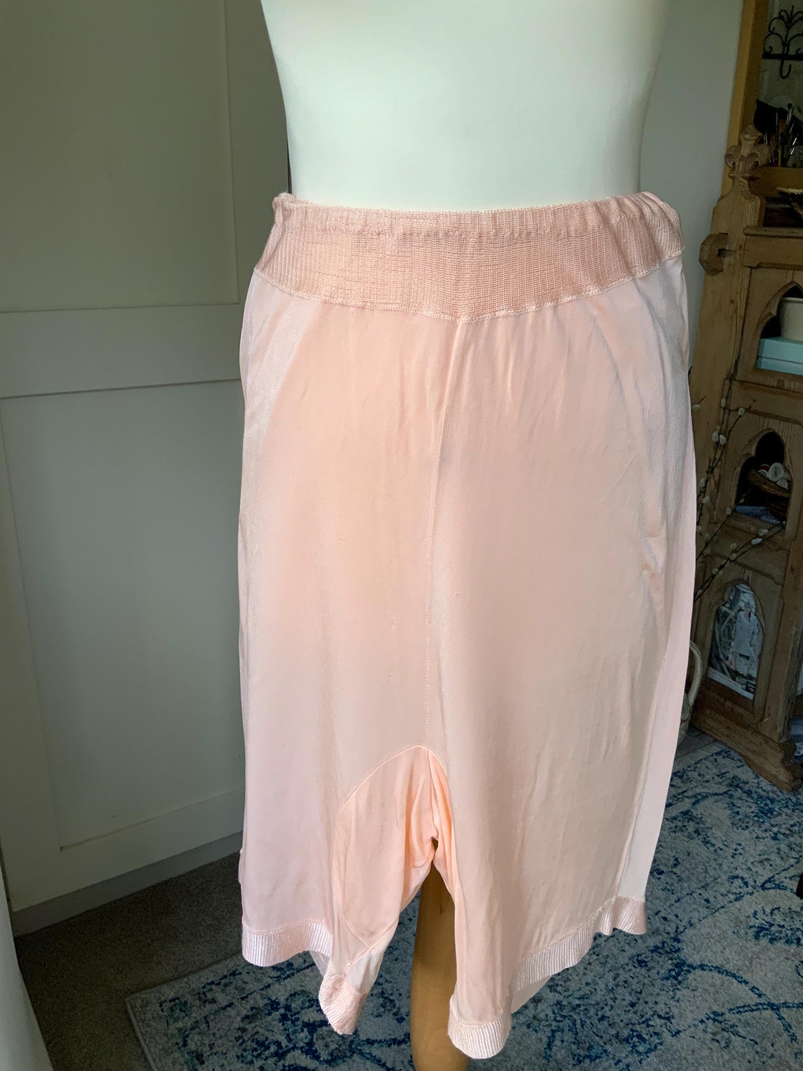 Rare Vintage 1930s 40s Embielle Bloomers Directoire Long Knickers Peach ...
