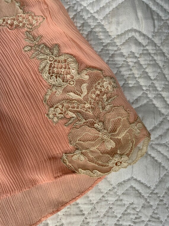 Original Vintage 1920s 1930s Soft Peach Flapper Short… - Gem