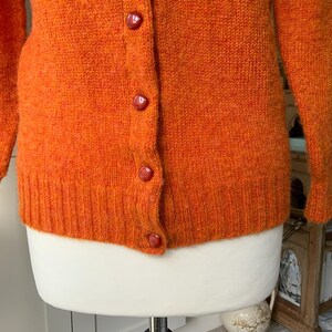 Vintage Hand Made Shetland Wool Cardigan Made in Shetland Isles Vibrant ...