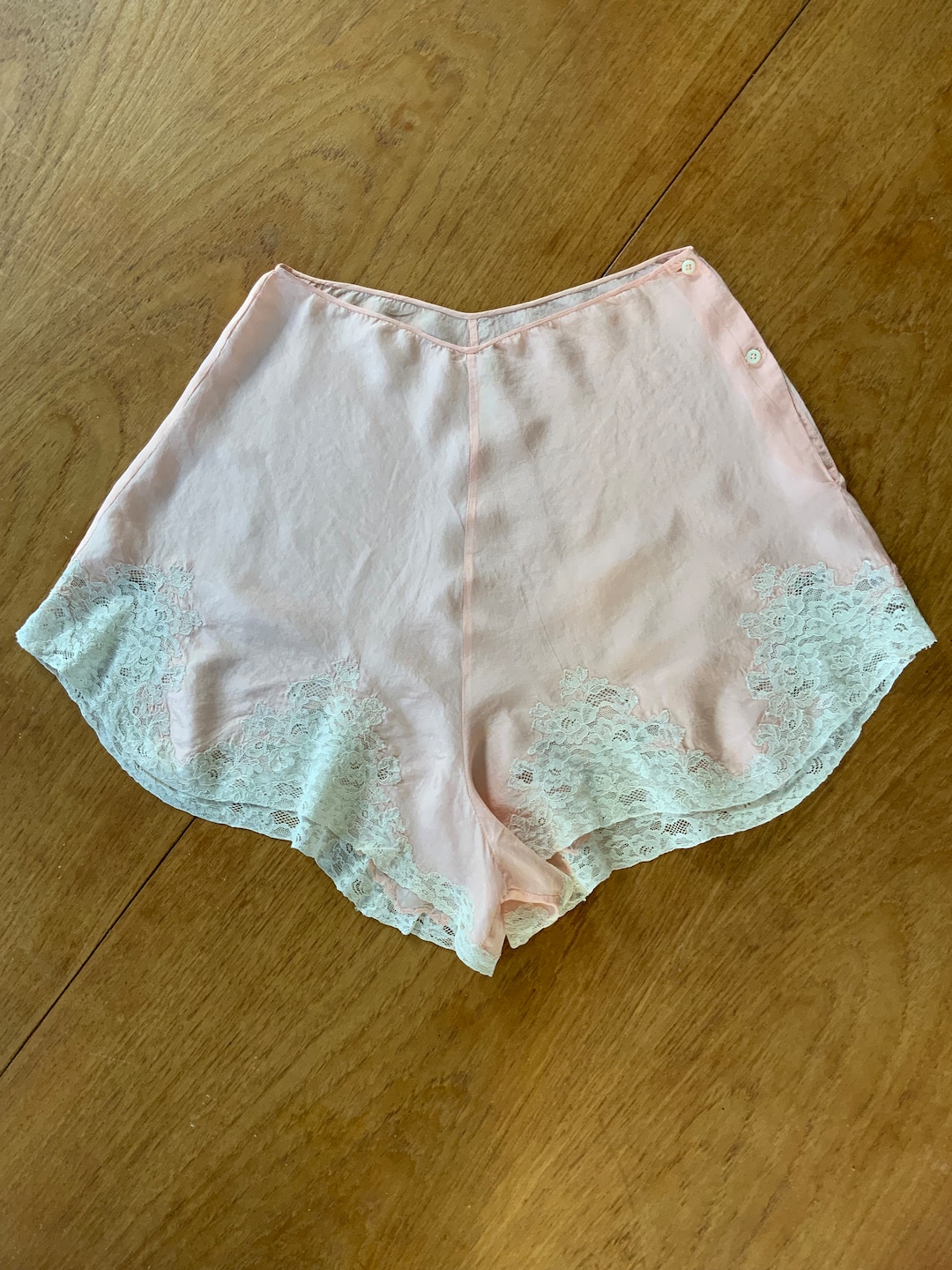 Vintage Original 1950s 1960s Peachy Pink Silk French Knickers ...