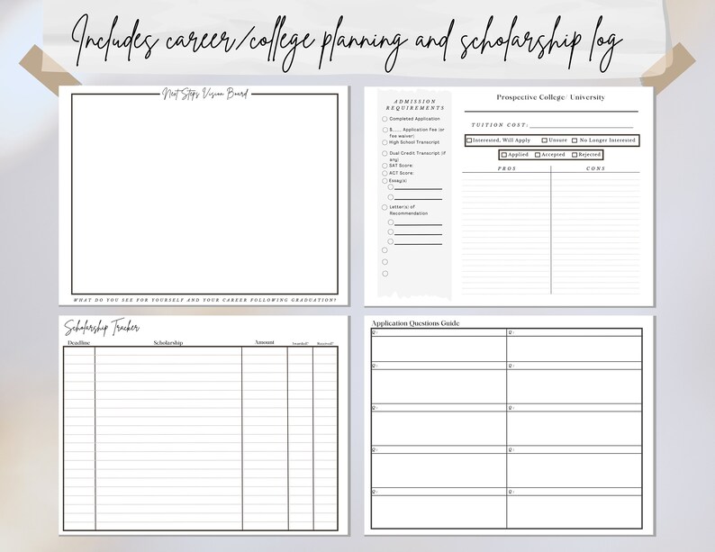 Bible Verse High School Planner - Etsy