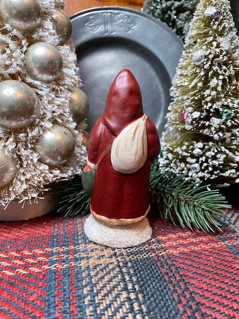 Holiday Treats. Chalkware Santa Claus - Etsy