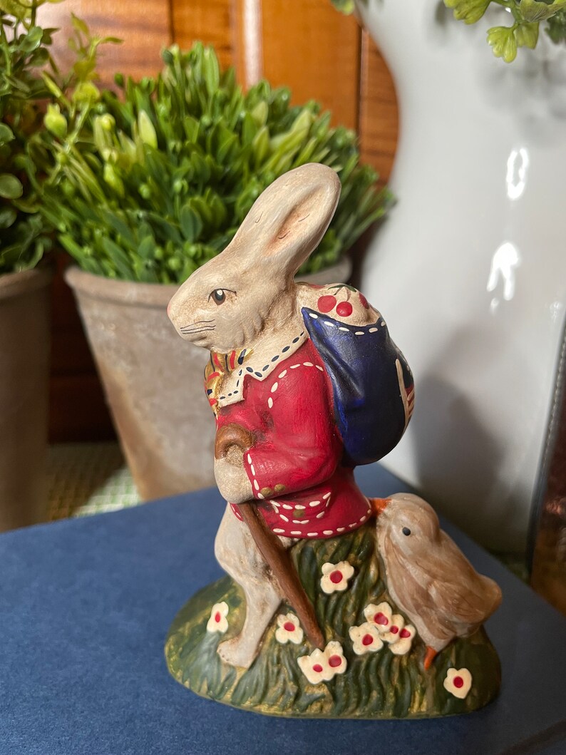 Cherry Festival. Chalkware Rabbit/bunny. Patriotic. Spring/summer - Etsy