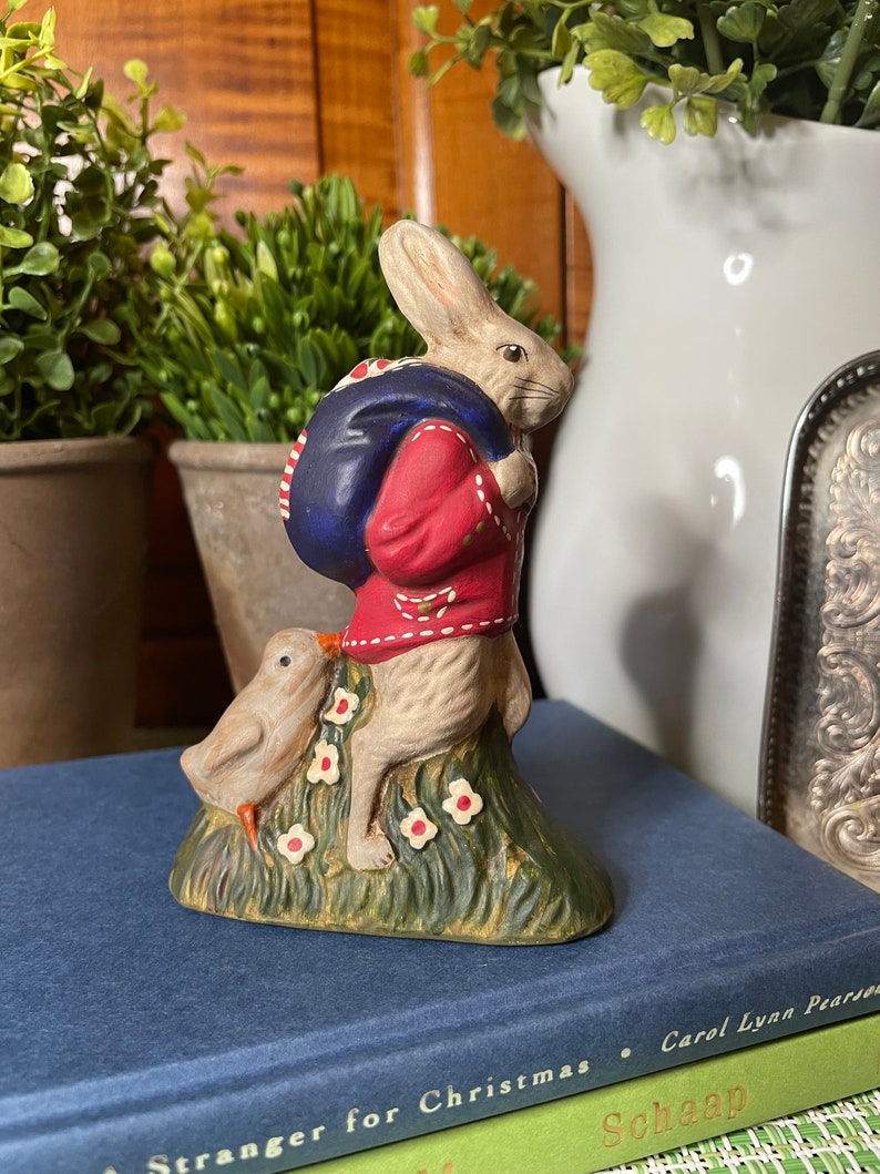 Cherry Festival. Chalkware Rabbit/bunny. Patriotic. Spring/summer - Etsy
