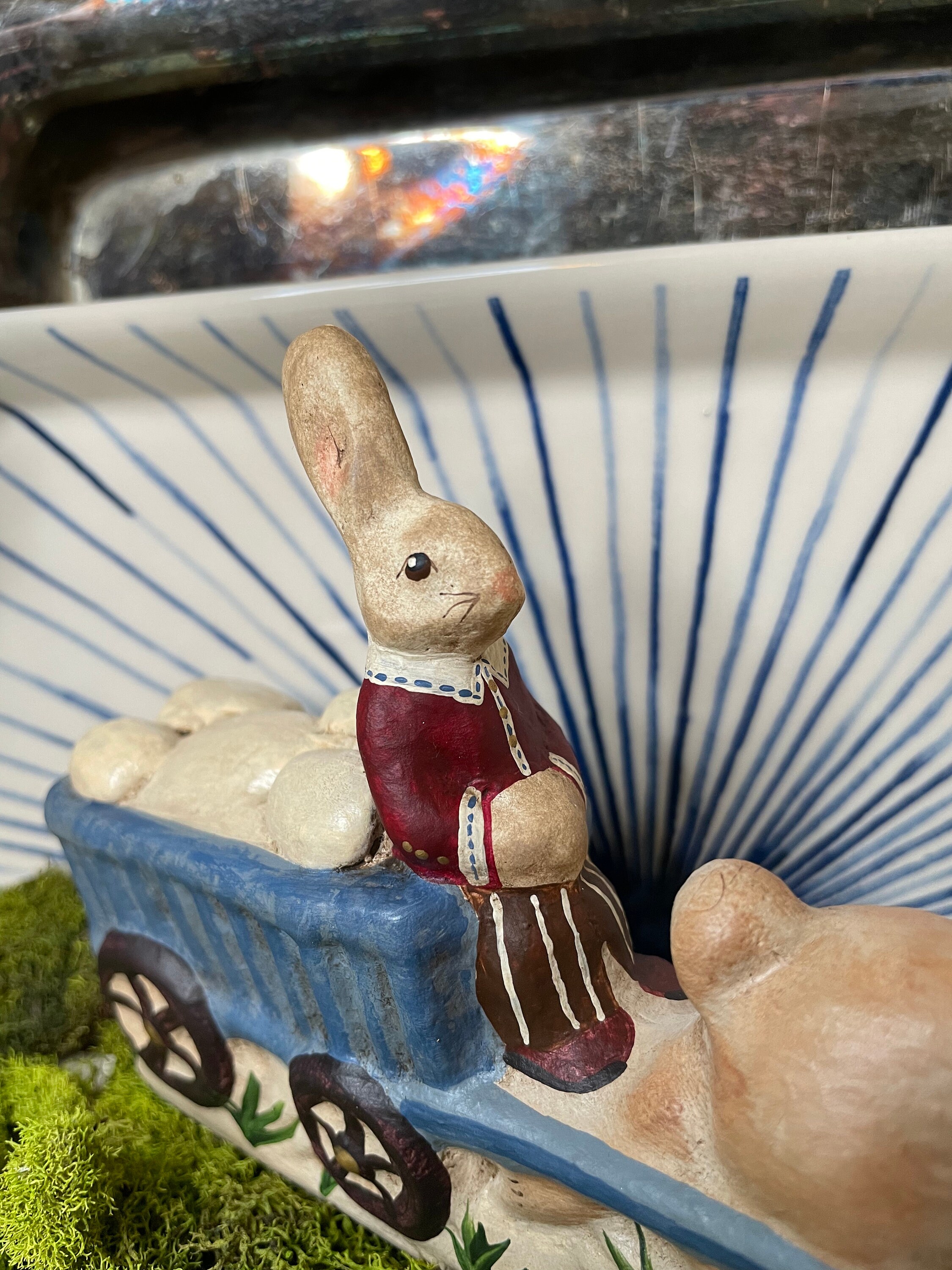 Spring Forward. Chalkware Bunny/rabbit - Etsy