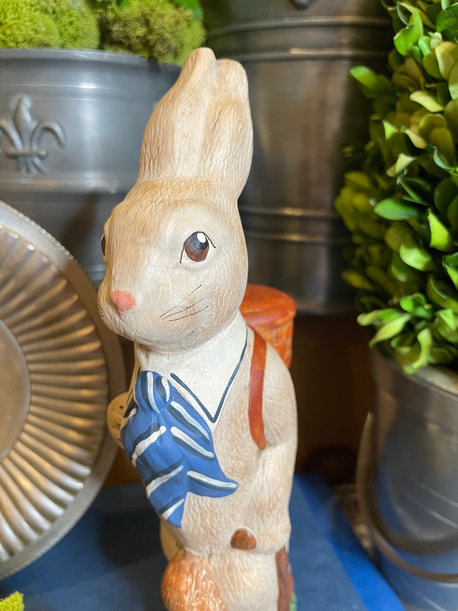 Floyd & Andy. Chalkware Bunny and Squirrel - Etsy