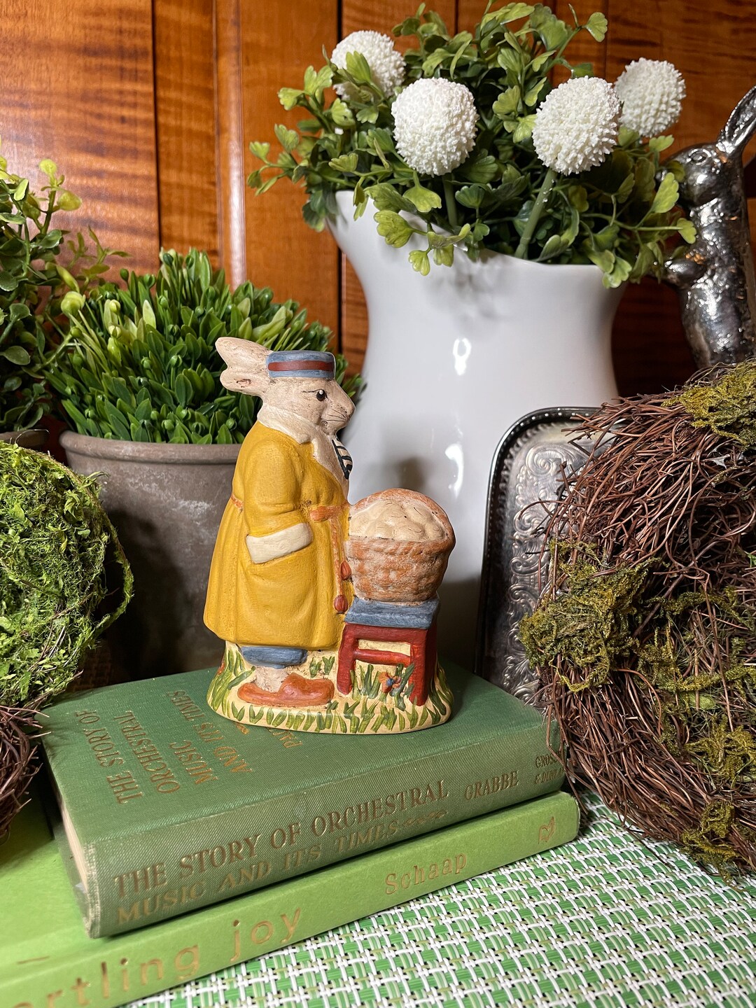 Mr. Waverly. Chalkware Rabbit/bunny. Spring/easter - Etsy