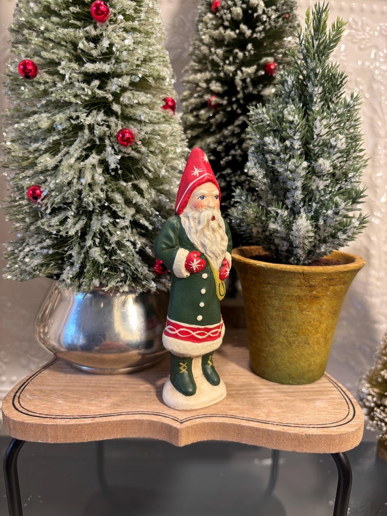 Nicholas. Chalkware Santa Claus - Etsy