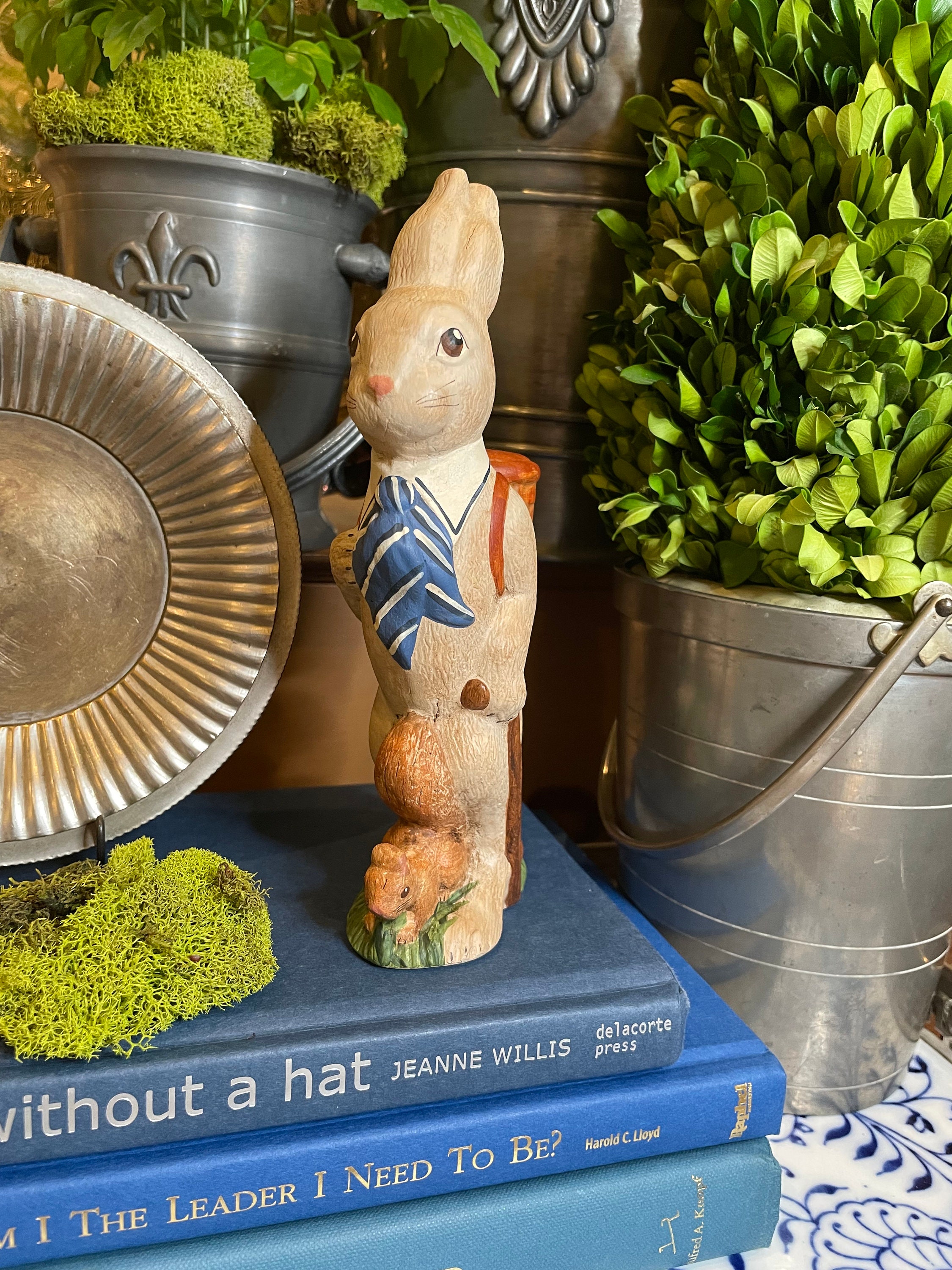 Floyd & Andy. Chalkware Bunny and Squirrel - Etsy