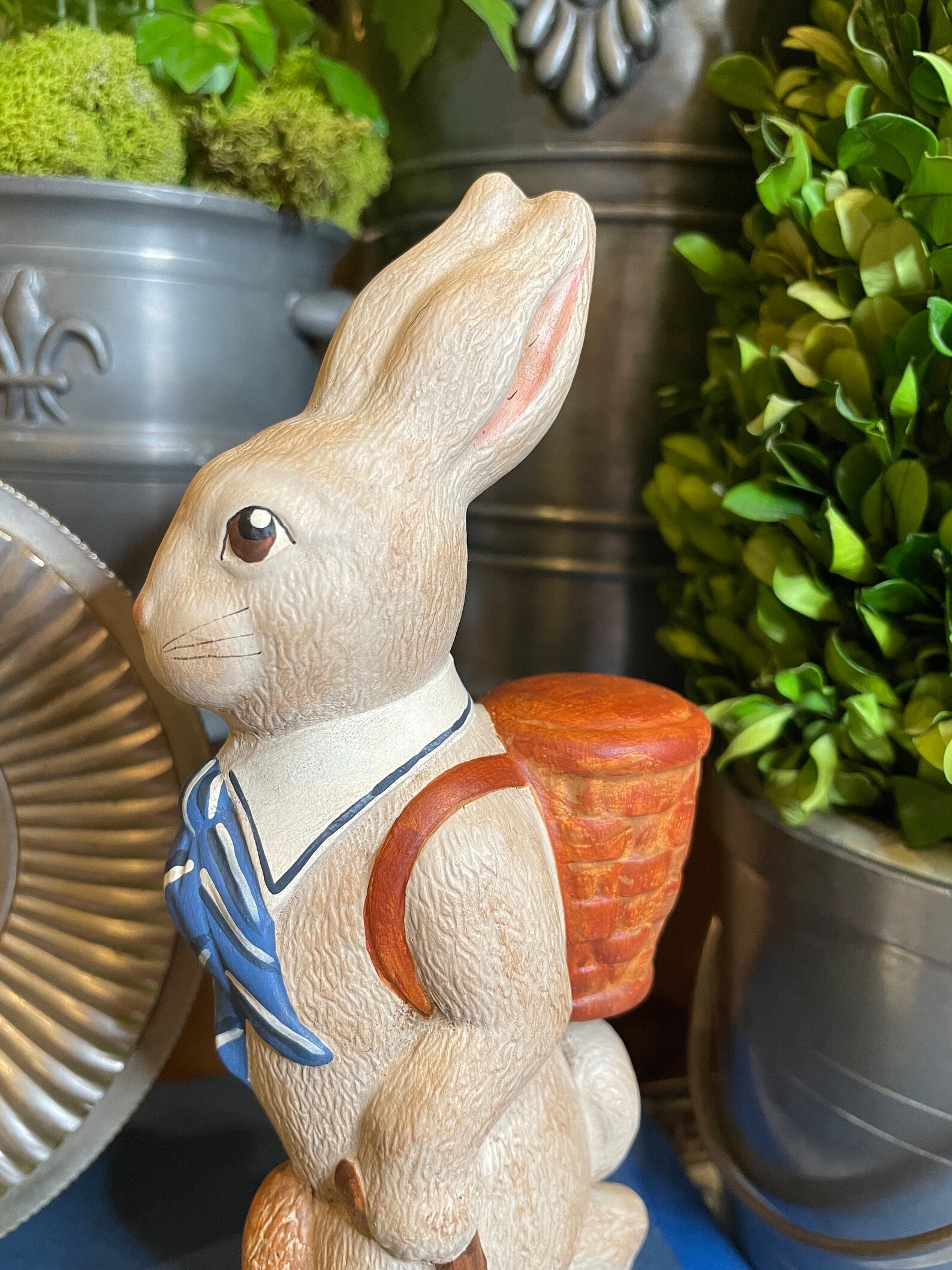 Floyd & Andy. Chalkware Bunny and Squirrel - Etsy