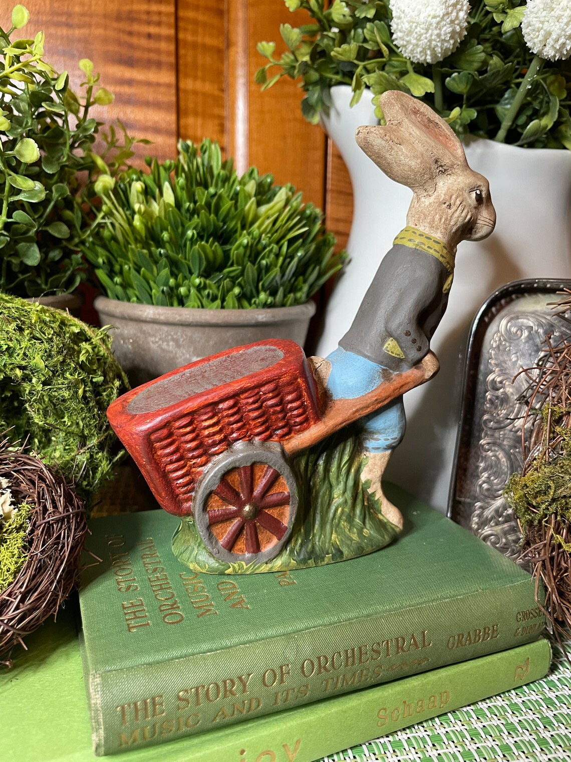 Travelin Man. Chalkware Rabbit/bunny. Spring/easter - Etsy