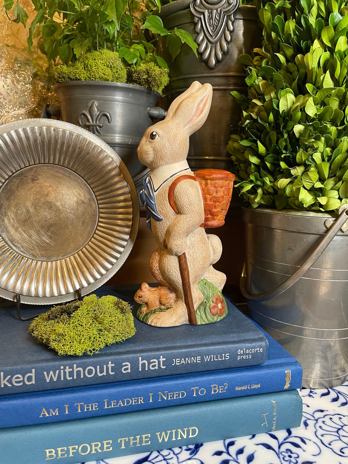 Floyd & Andy. Chalkware Bunny and Squirrel - Etsy