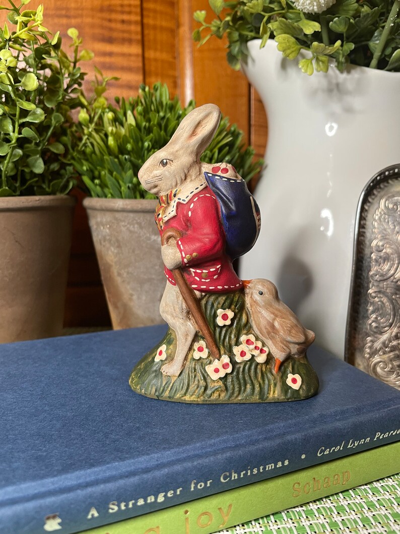 Cherry Festival. Chalkware Rabbit/bunny. Patriotic. Spring/summer - Etsy