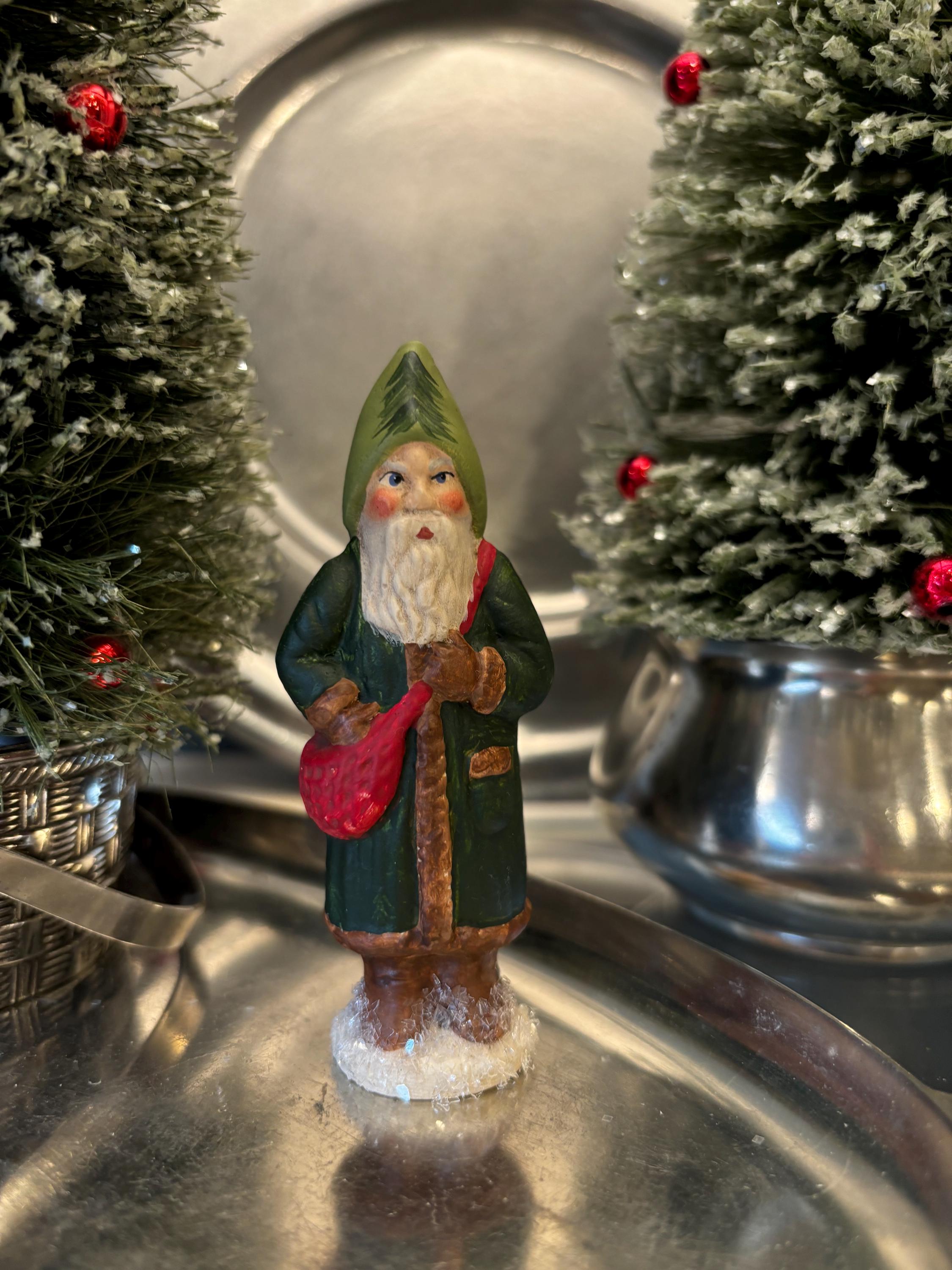 Tiny Treasure. Chalkware Santa Claus - Etsy
