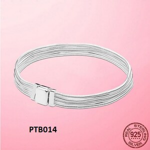 Mesh Bracelet Sterling Silver 925 Clip Reflection Bracelet, Reflexions ...