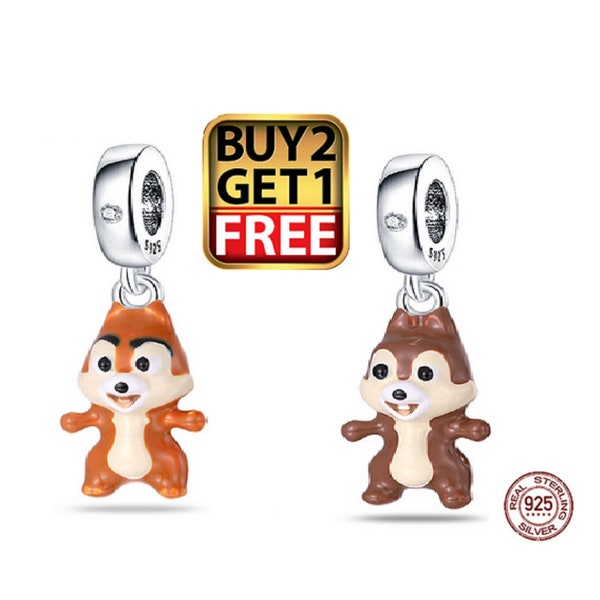 Pandora Chip and Dale - Etsy UK