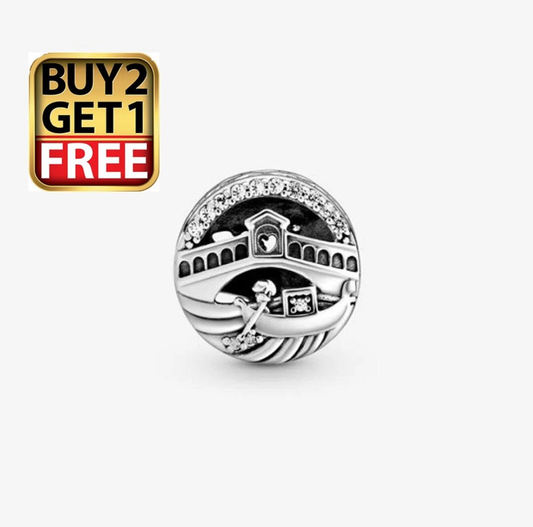 Venice Charms for Bracelet, Rialto Bridge Charm for Pandora Bracelet ...