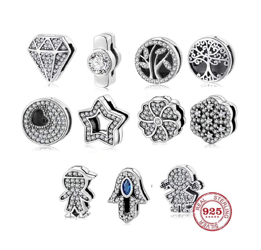 Reflexions Mesh Bracelet Charm, Girl Boy Love Clip Charms, Reflections ...