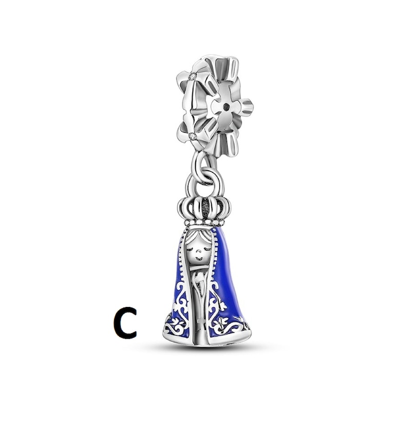 Lady of Guadalupe Charms for Bracelet, Virgin of Guadalupe Charm ...